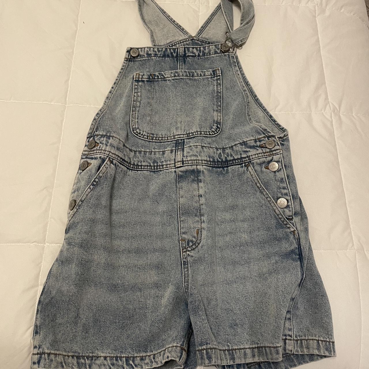 Monkl light blue Overalls Size: Xs -SO Cute and... - Depop