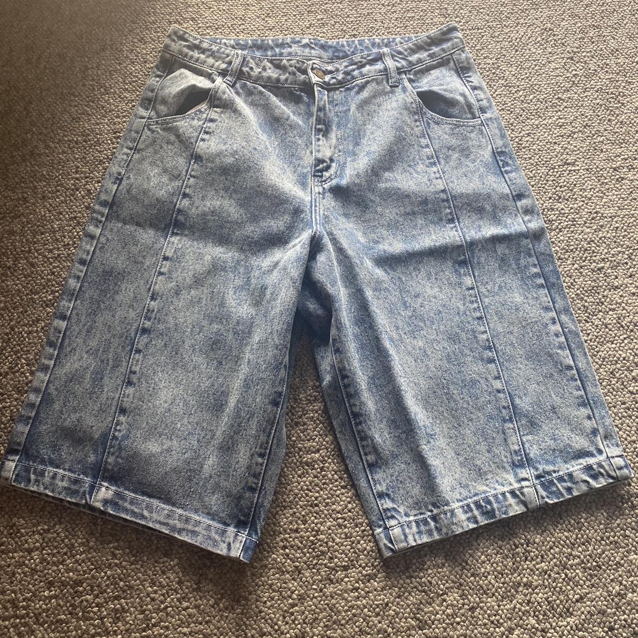 Shinzo denim shorts Brand new with tags Super baggy - Depop