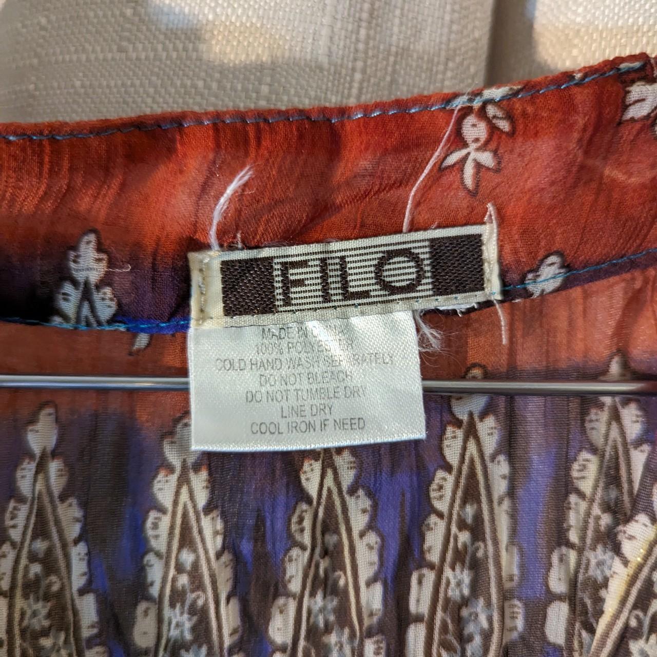 FILO sheer Camilla style tunic top Gorgeous multi... - Depop