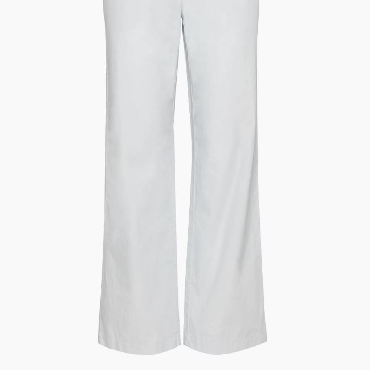 Aritzia Women's Blue Trousers | Depop