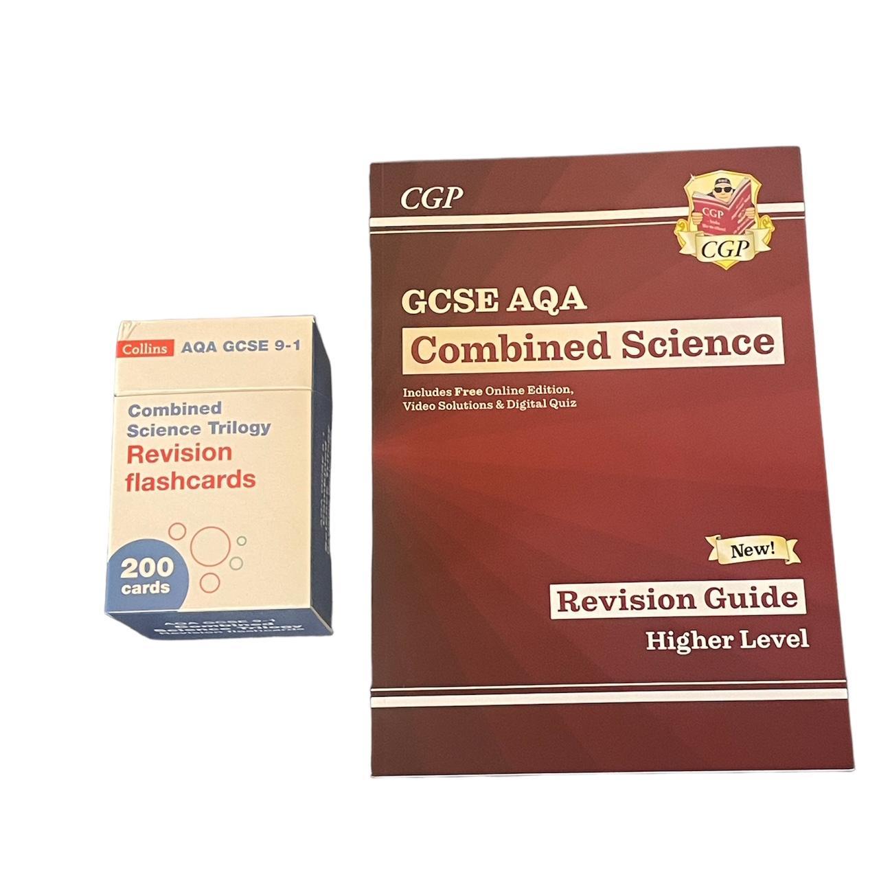 CGP combined science revision guide and flashcards.... - Depop
