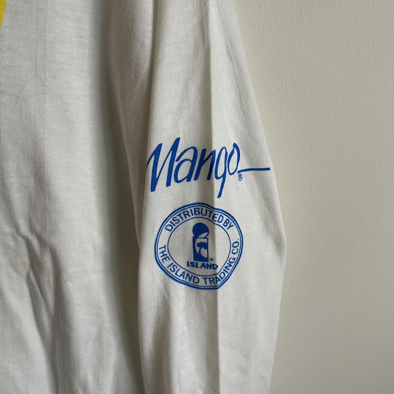 Vintage Island Records Mango promo long-sleeve... - Depop