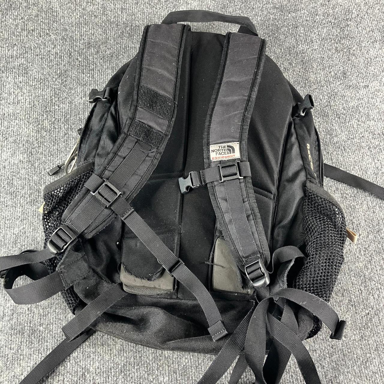 The North Face Backpack Black Large Hiking Camping... - Depop