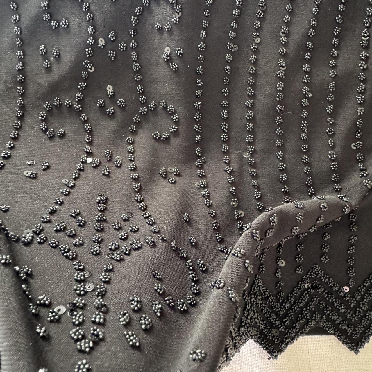 Vintage MSK beaded tank top -vintage... - Depop