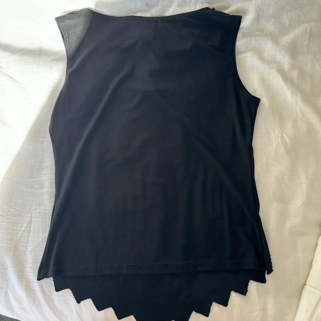 Vintage MSK beaded tank top -vintage... - Depop