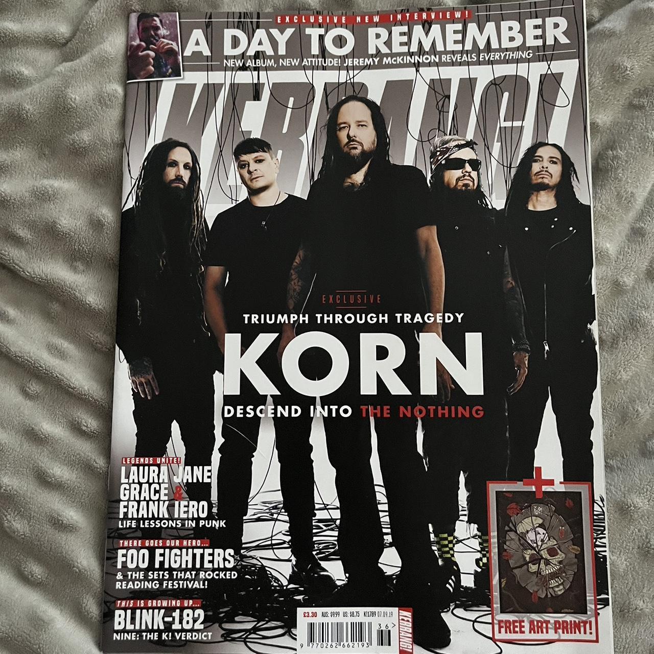 Korn cover issue of Kerrang! Featuring articles... | Depop