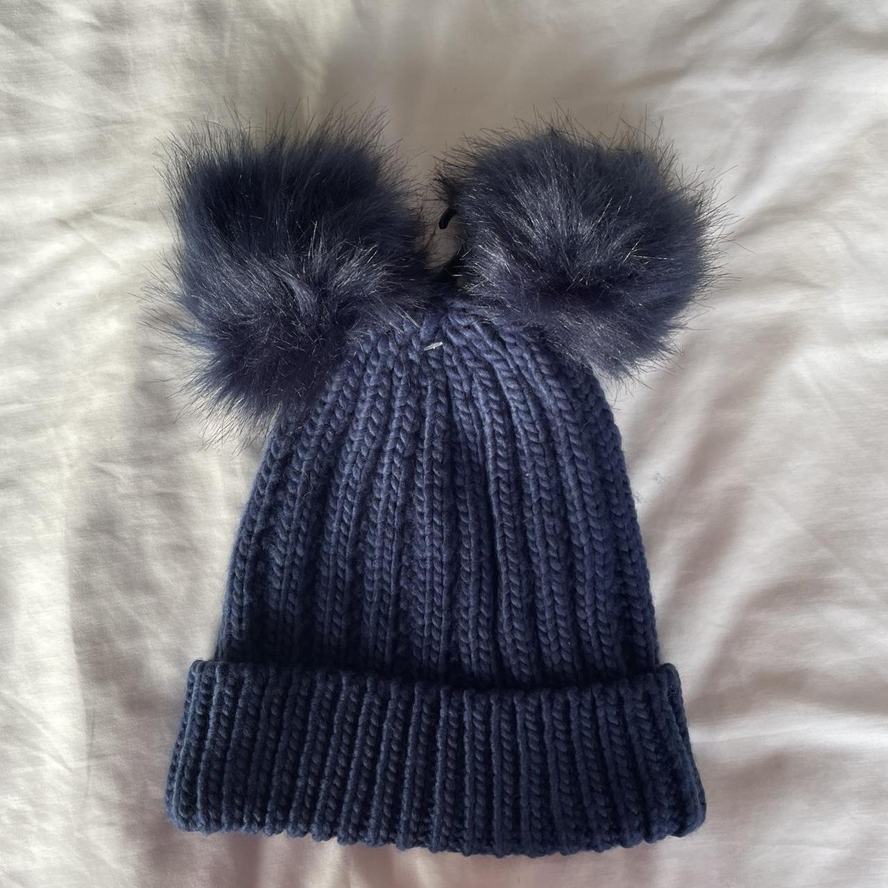 Navy blue bobble hat * new without tags * never... - Depop