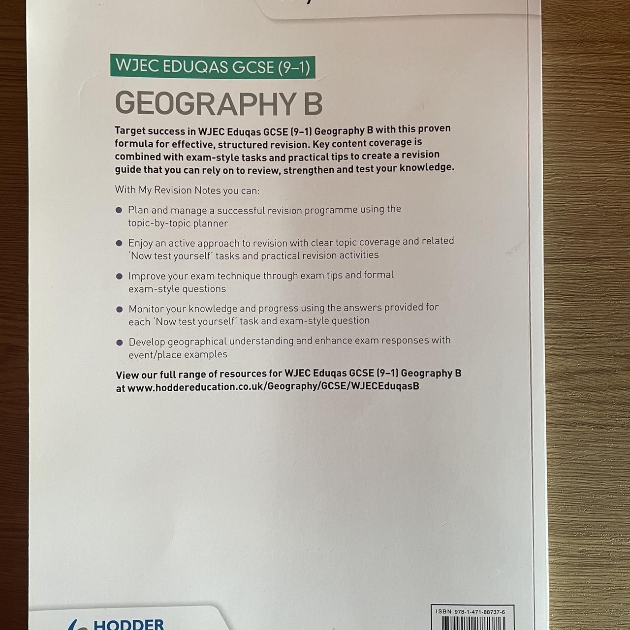 GCSE GEOGRAPHY * WJEC EDUQAS GCSE (9-1) * Excellent... - Depop