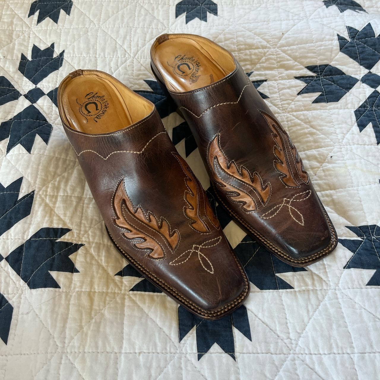American West Clothing Co. Women's Brown Mules | Depop