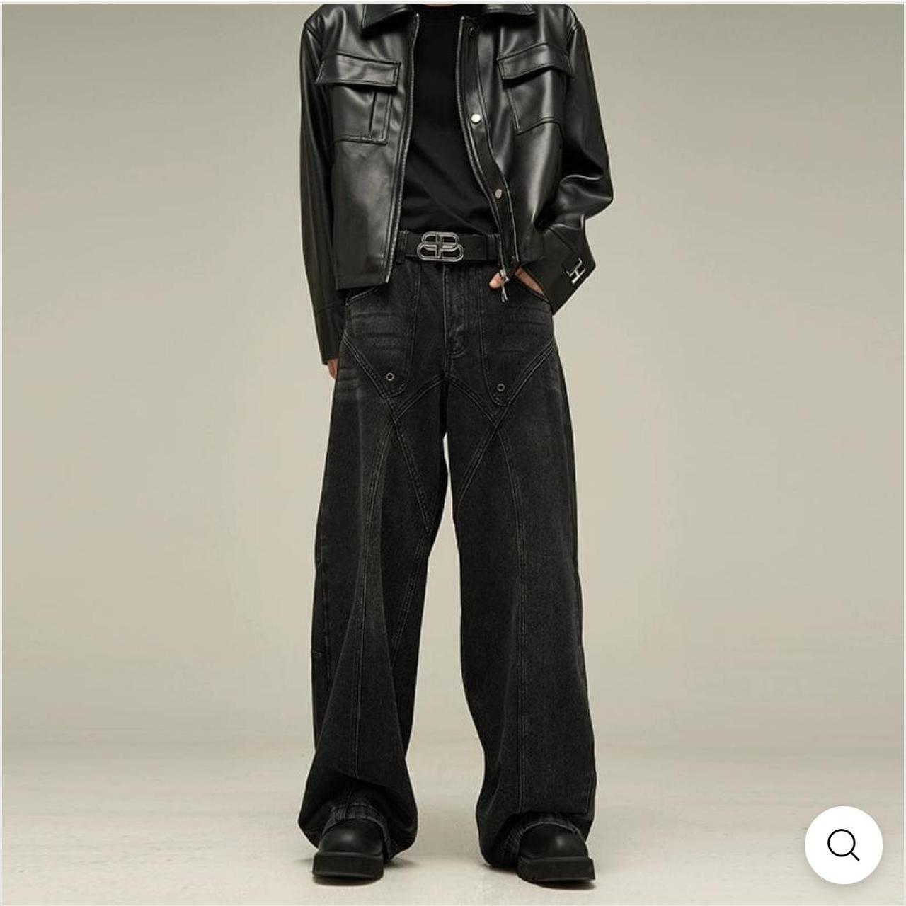 Realtakai Real Takai Rodeo Denim Jeans in black.... - Depop