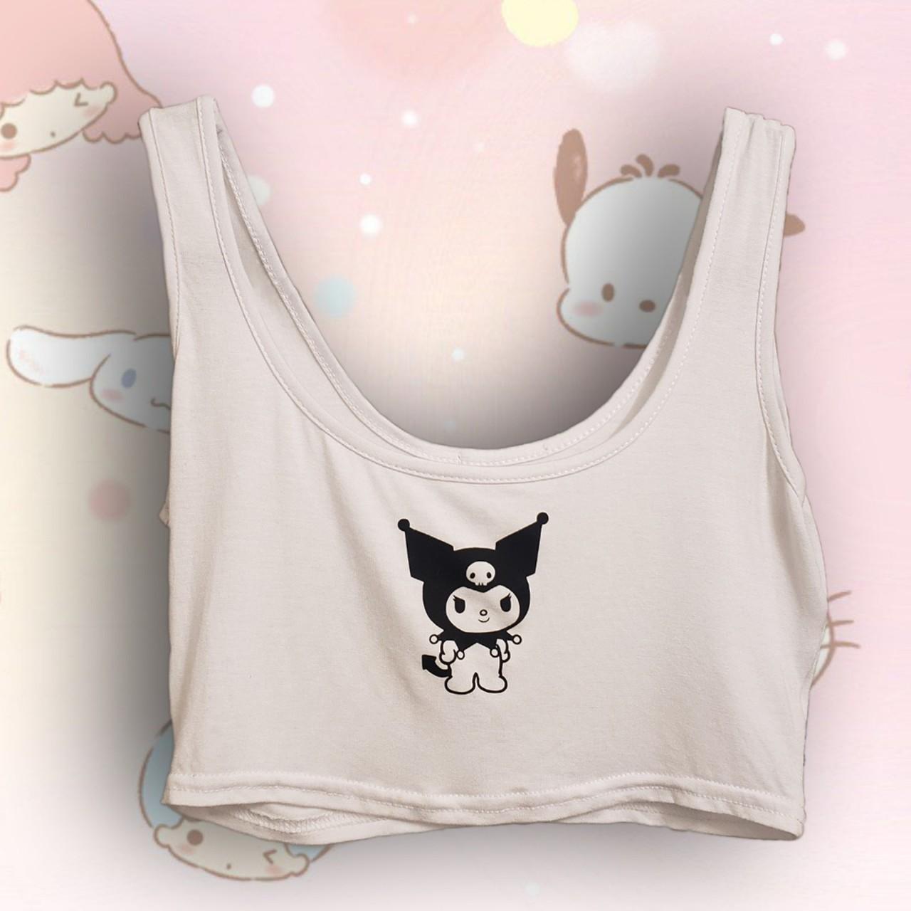 Kuromi White Crop Tank I'm pretty sure I got this... - Depop