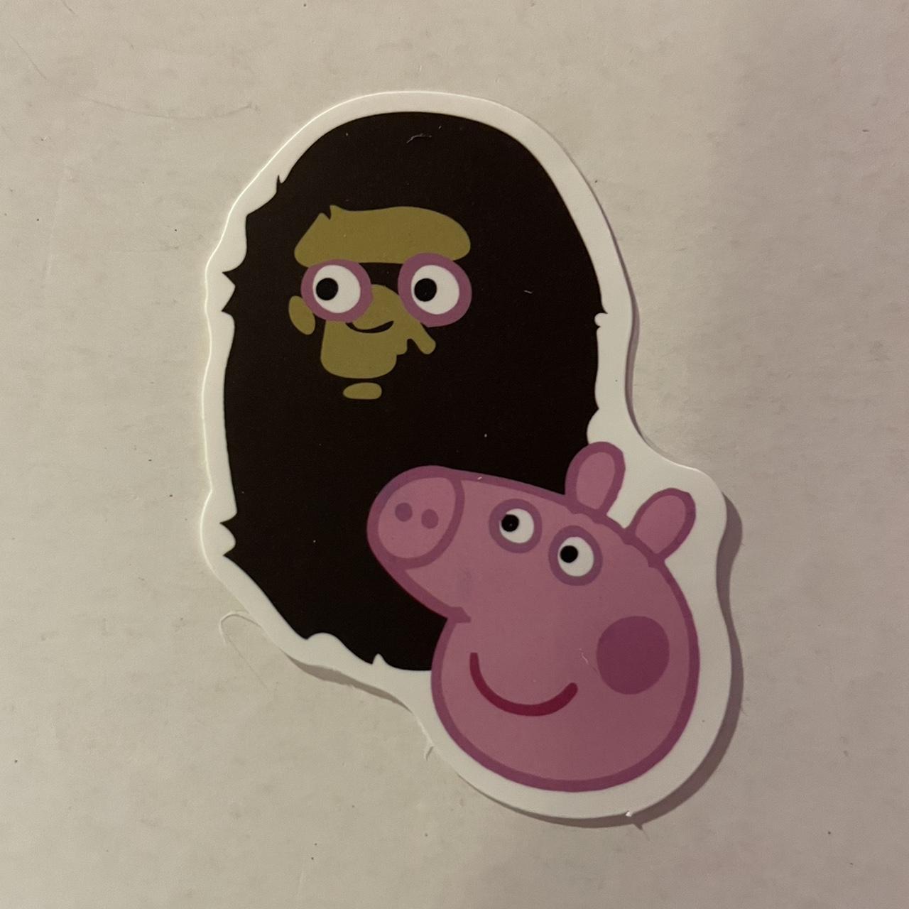 Peppa pig sticker Free shipping! #stickers #vinyl... - Depop