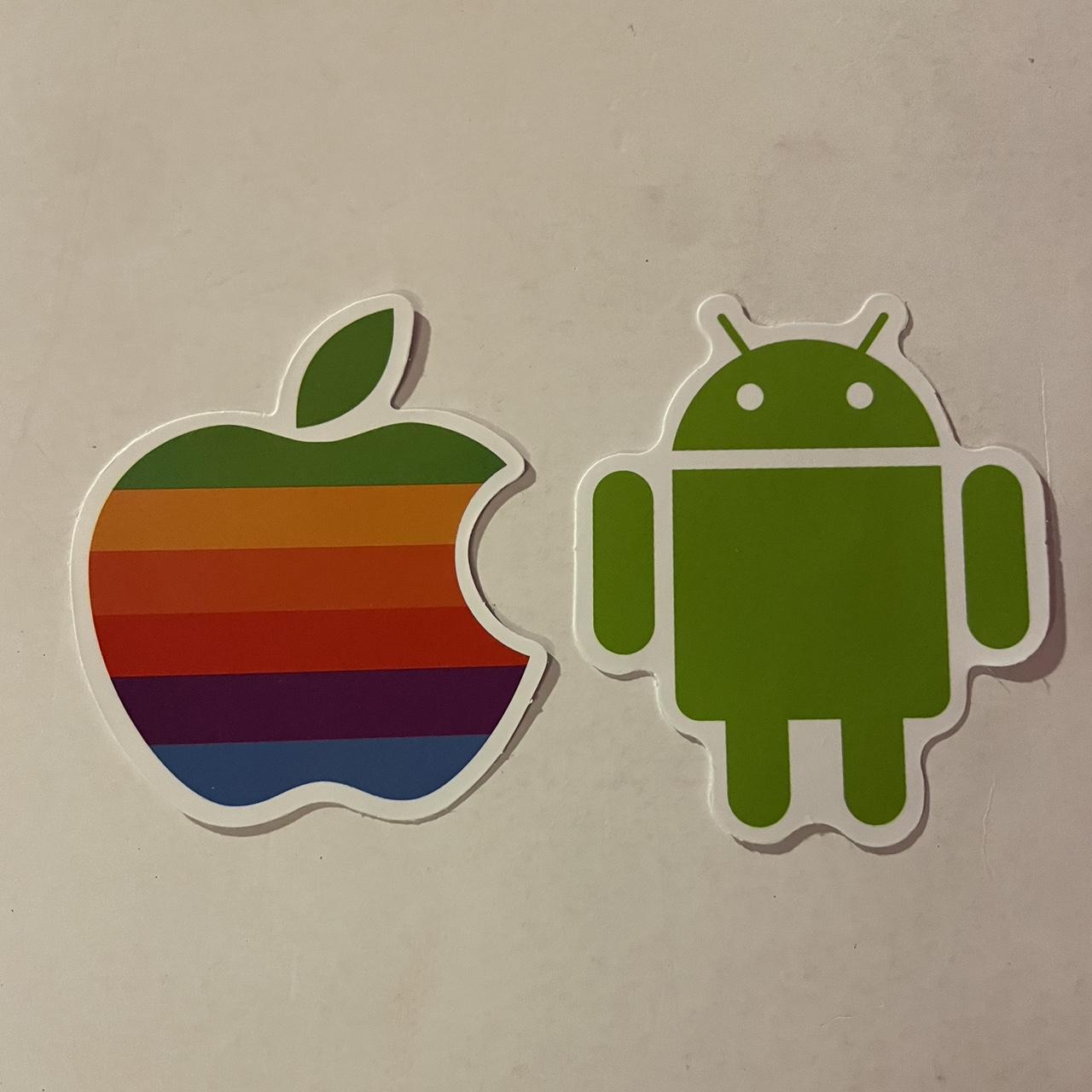 Apple and Android sticker Free shipping! #stickers... - Depop