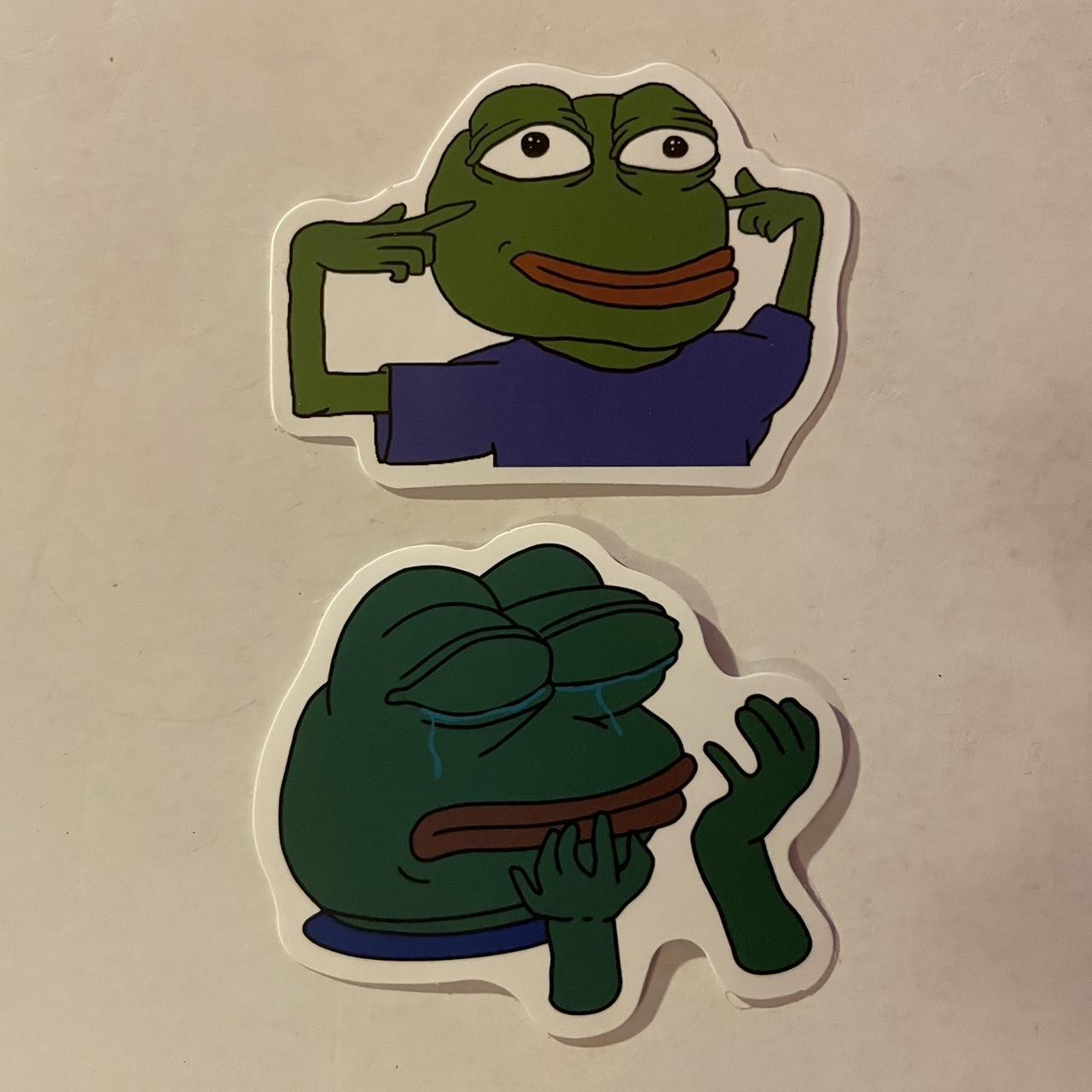 2 Pepe the Frog stickers Free shipping! #stickers... - Depop