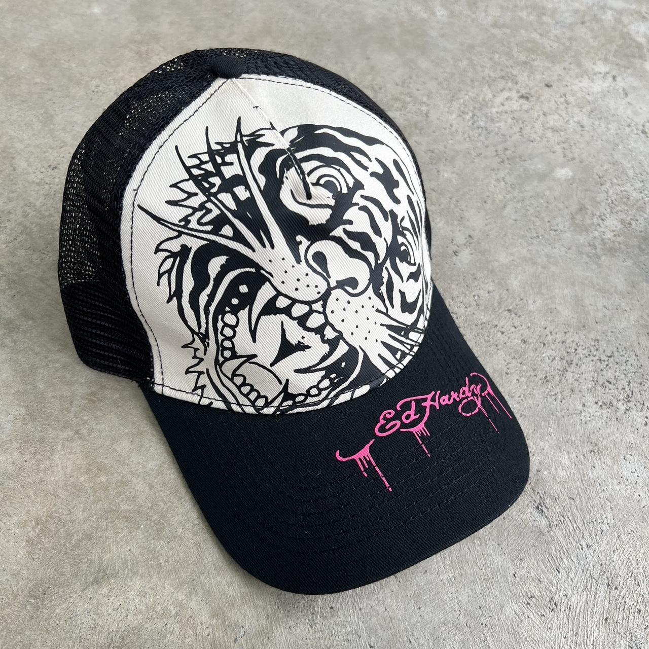 Ed Hardy tiger hat Brand Ed Hardy One size fits all... - Depop