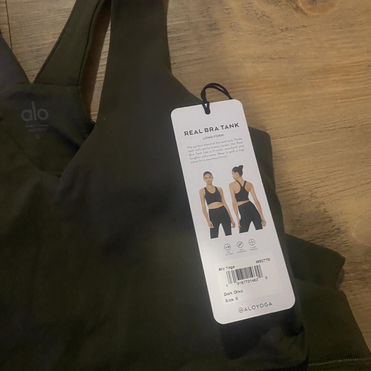 Alo yoga 2 piece set in army green So cute and... - Depop