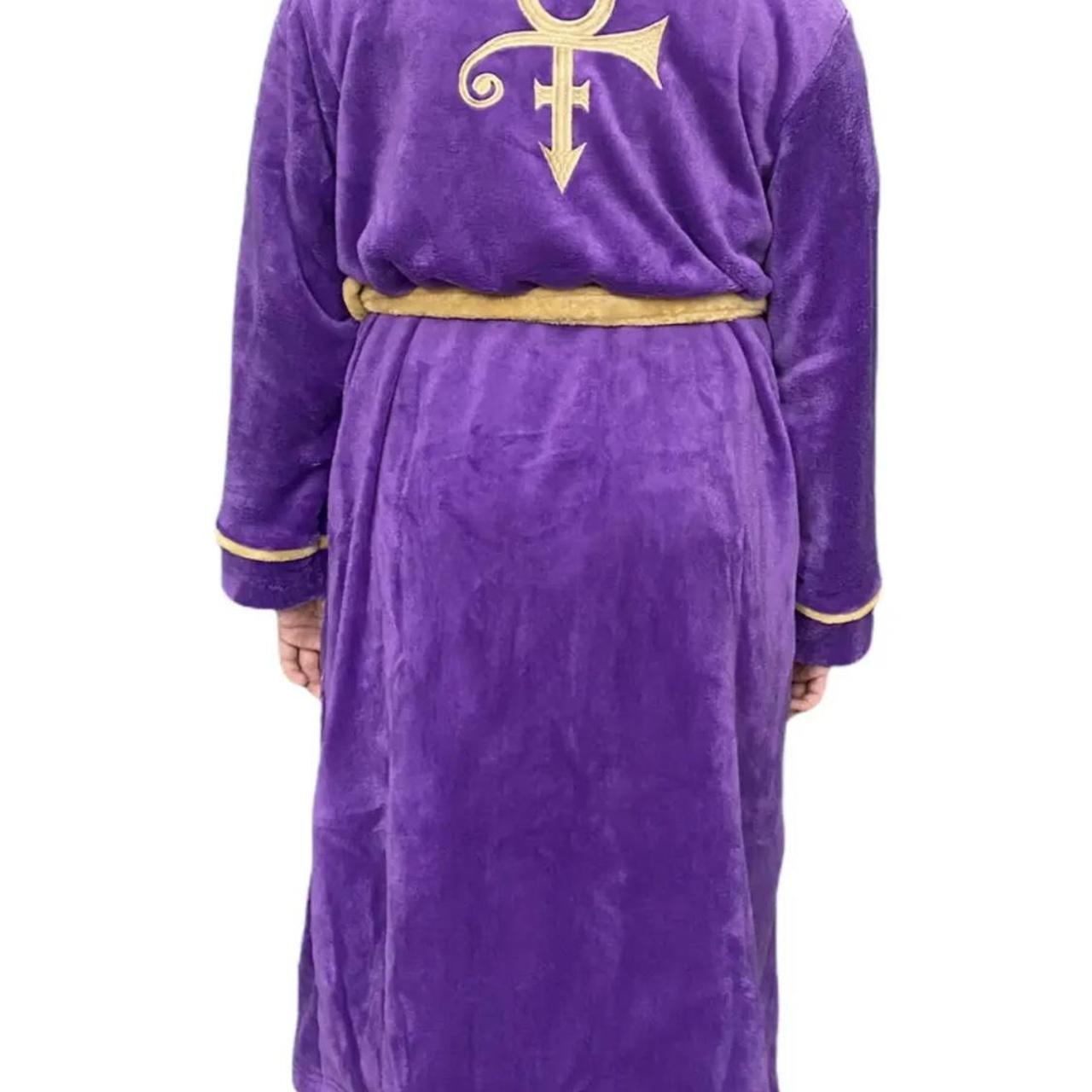 Prince purple fleece bathrobe Official merchandise... - Depop