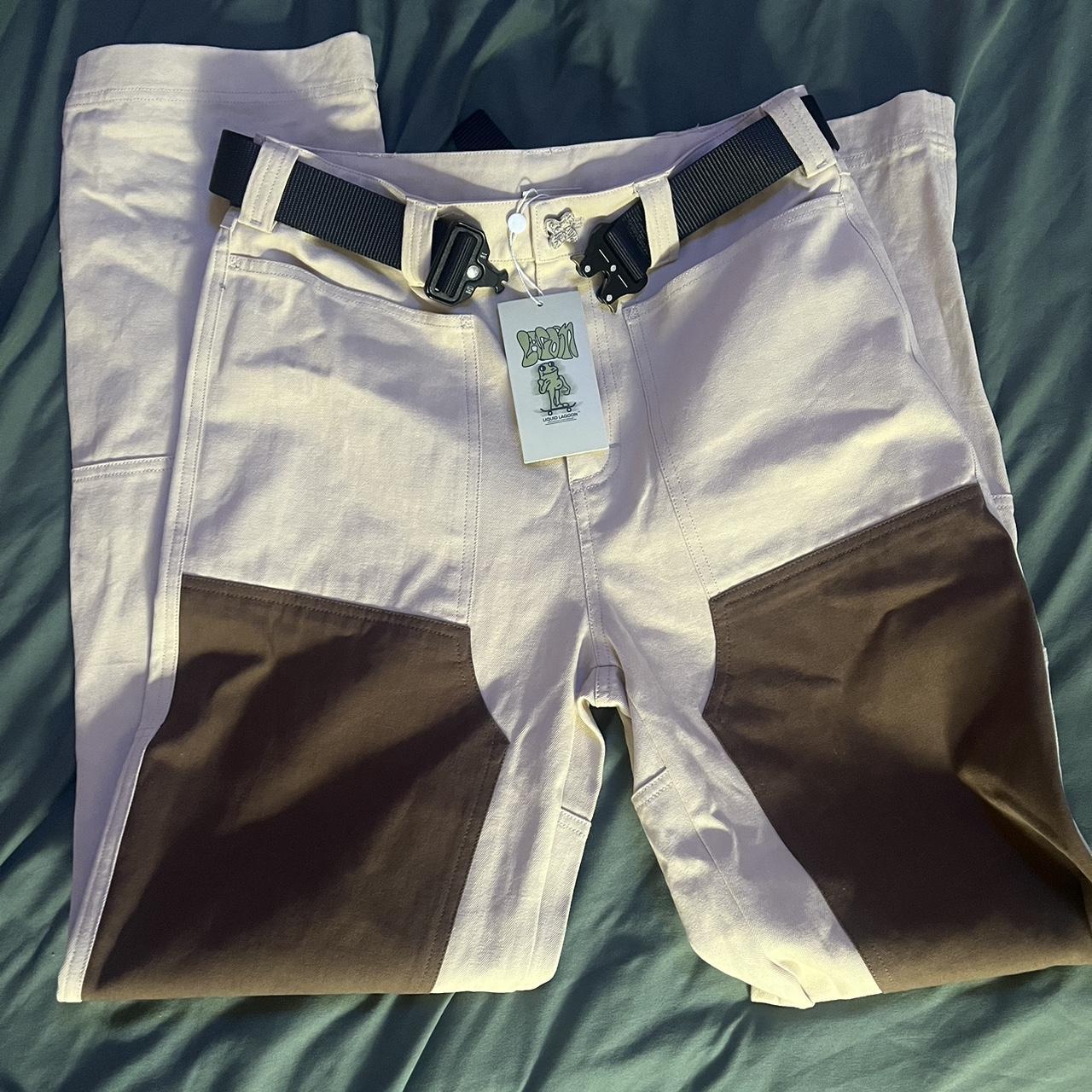 Liquid Lagoon Carpenter Pants with utility... - Depop