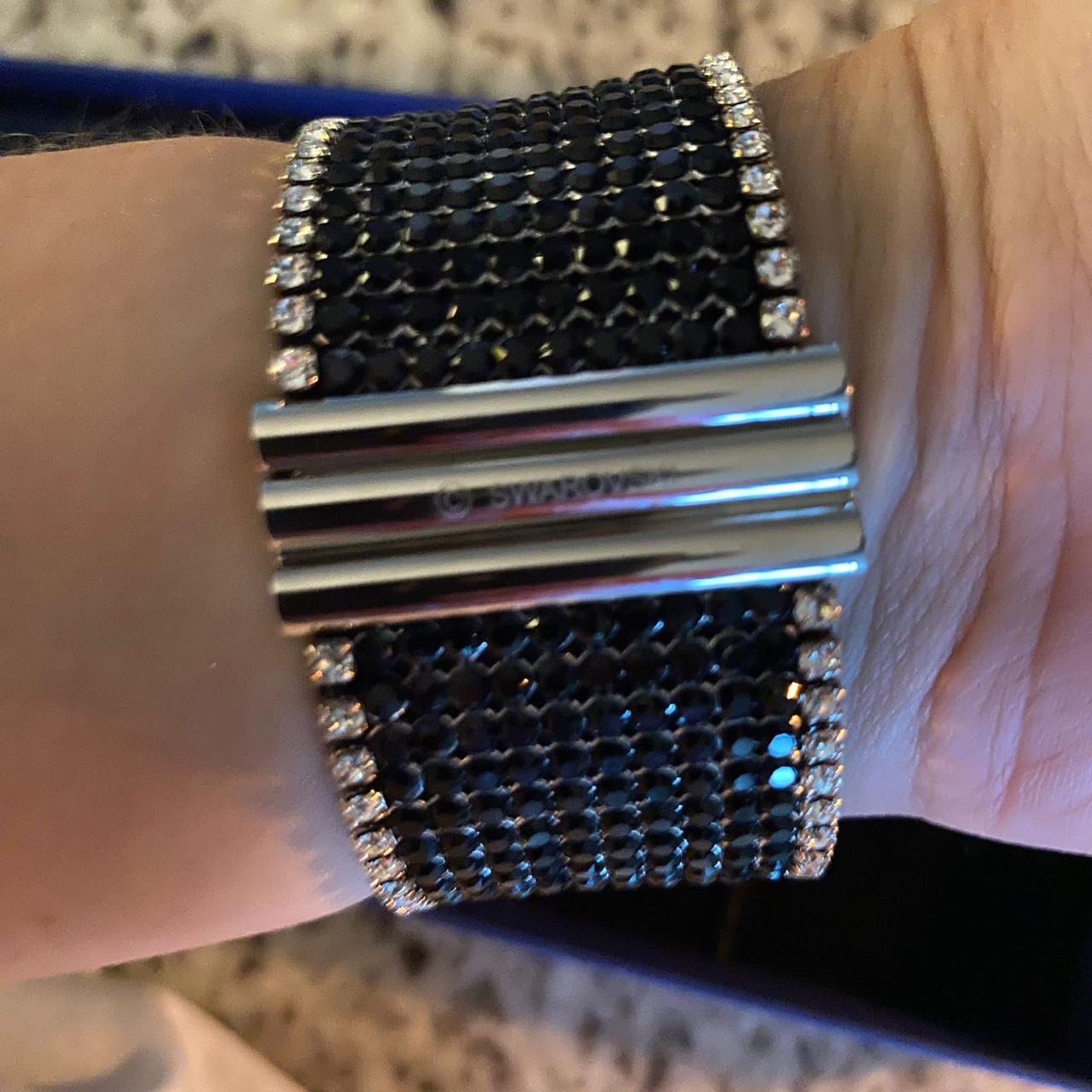 Swarovski Crystal Cuff Bracelet Beautiful statement... - Depop