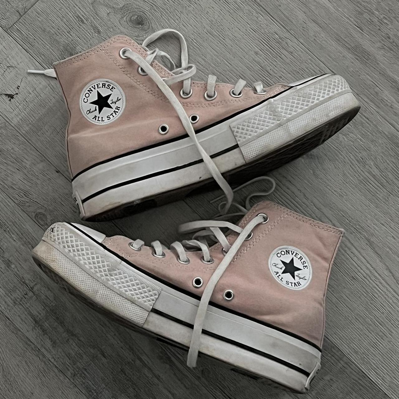 Light pink platform converse🌸 - Depop