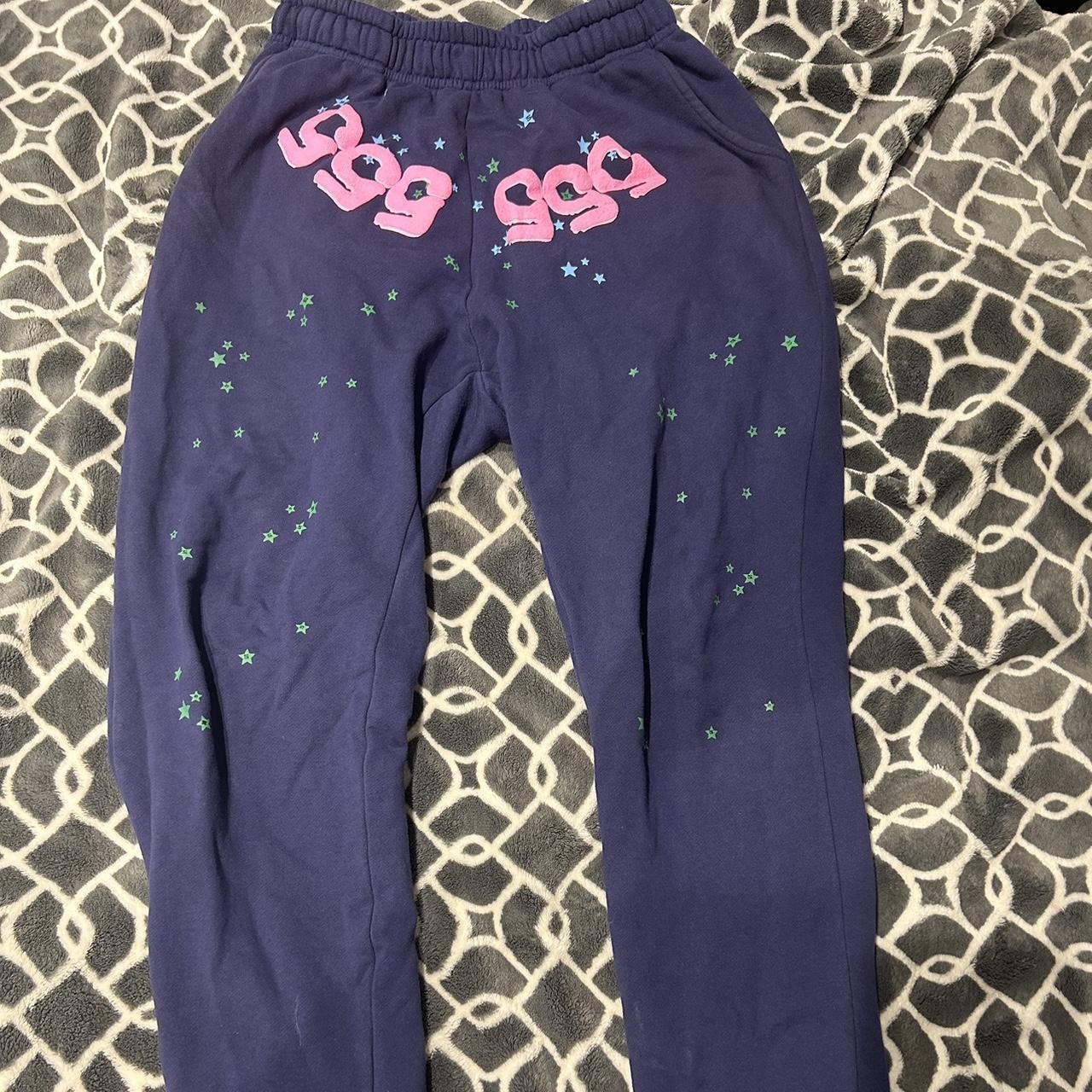 Sp5der 555 Bottoms Joggers Size Small - Worn a... - Depop
