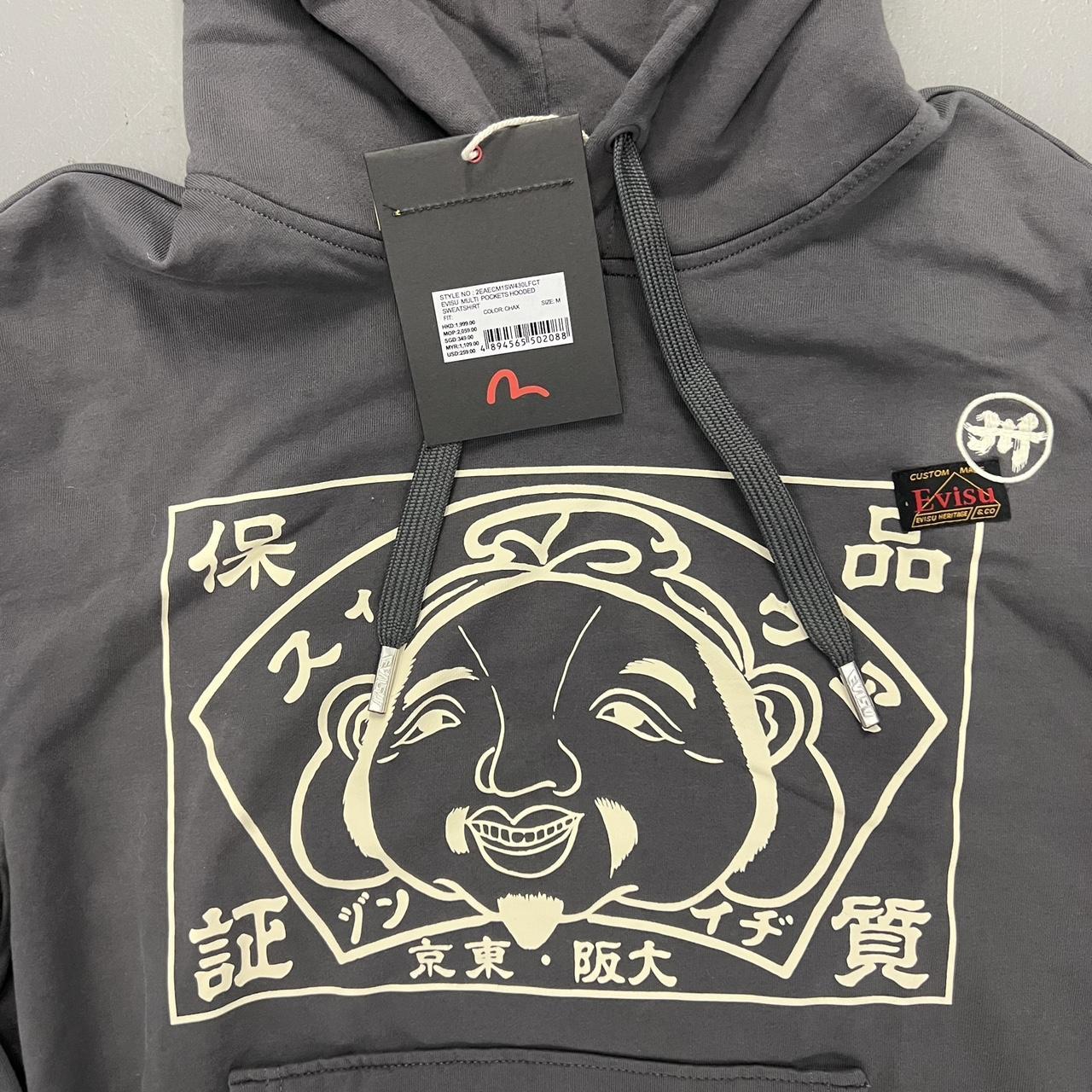 Evisu 30th Anniversary multi-pocket hoodie M... - Depop