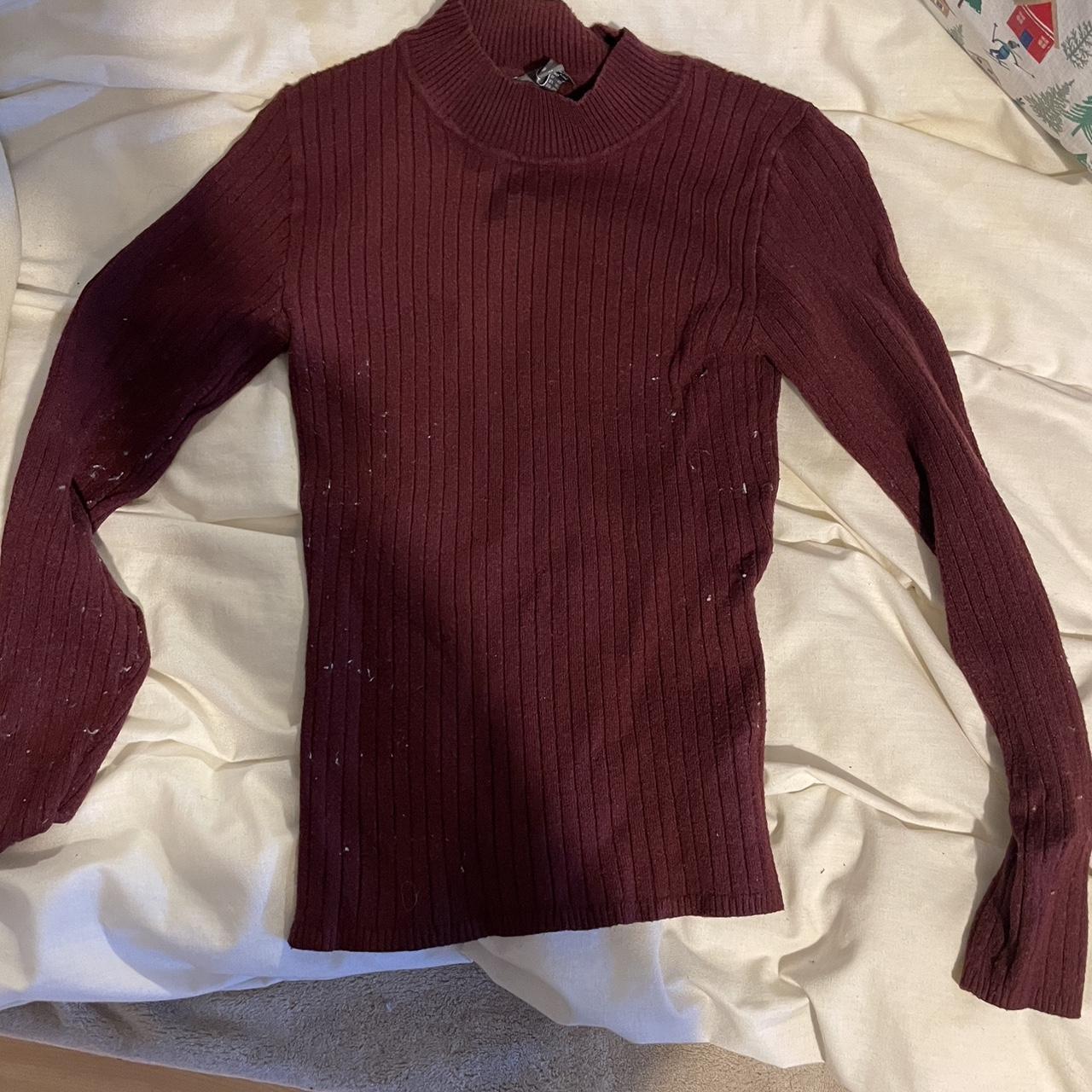 Primark red turtleneck, perfect for cold... - Depop