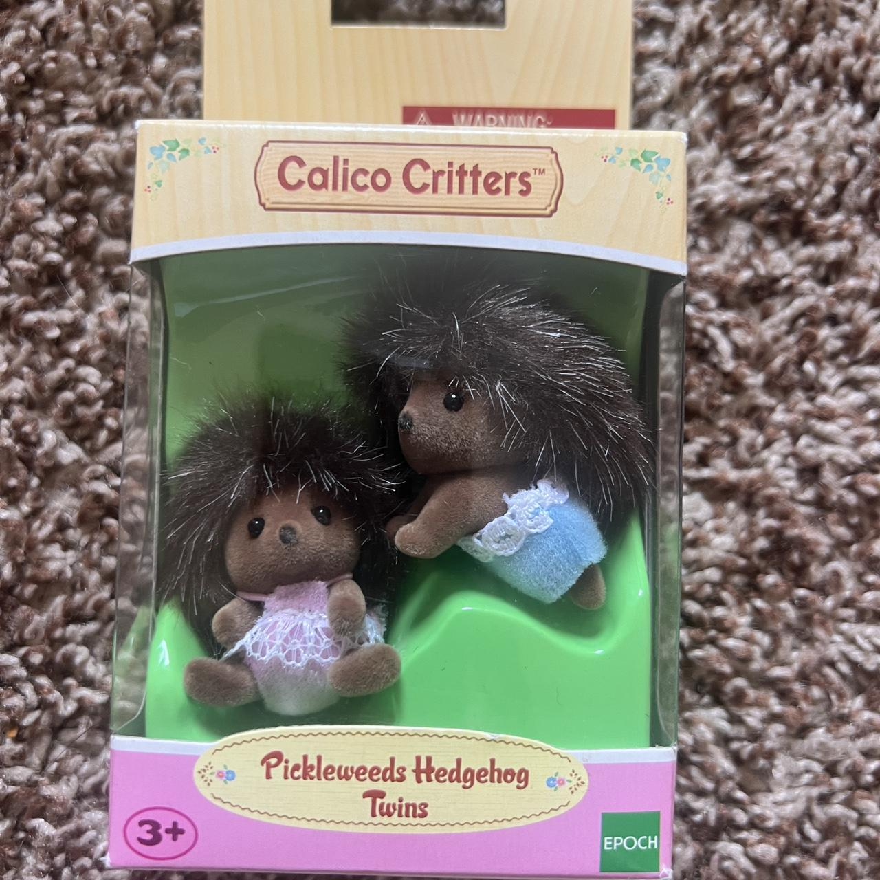 Calico Critters Pickleweed Hedgehog Twins -super... - Depop