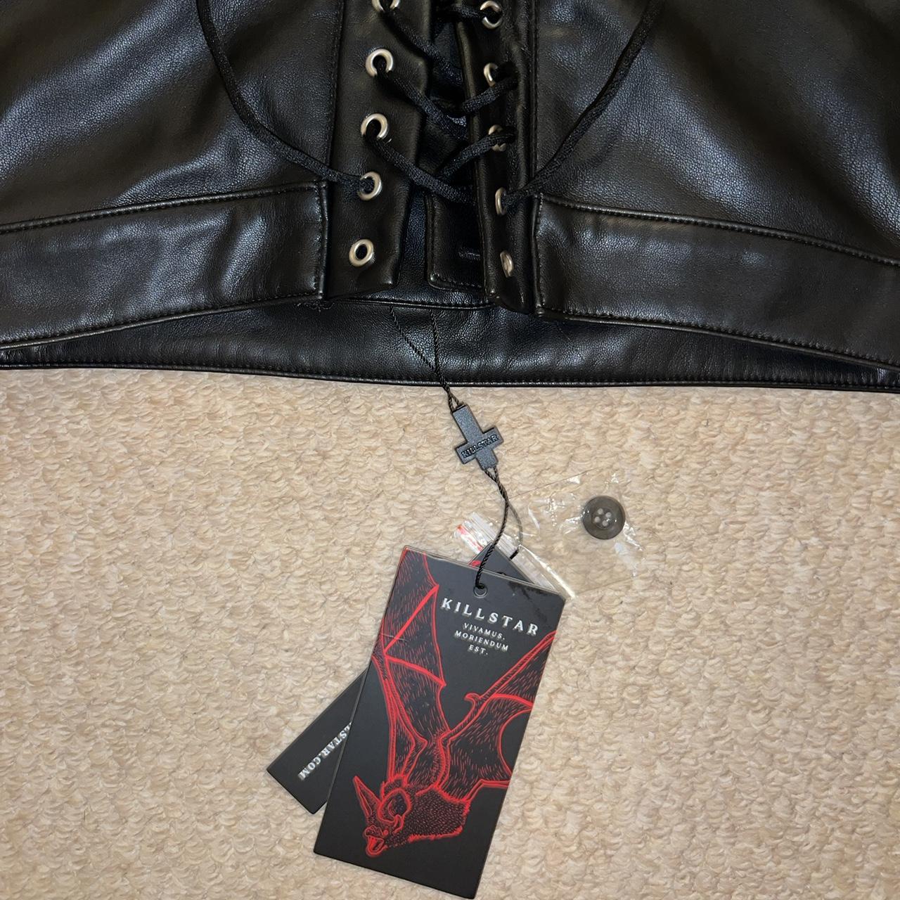 Killstar leather flares NEVER WORN don’t fit :( - Depop