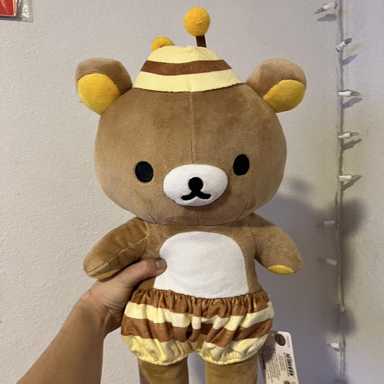 Rilakkuma in a bee costume 😊 Sanrio cute plush . The... - Depop
