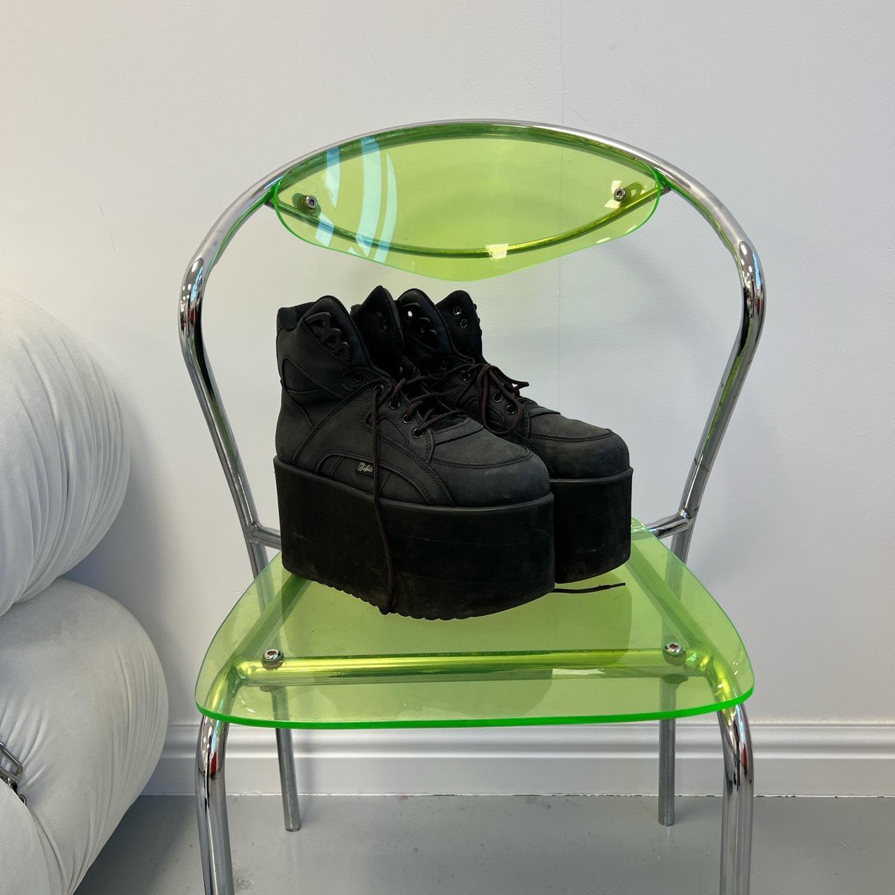 Vintage 90s/00s platform buffalo tower boots with... - Depop