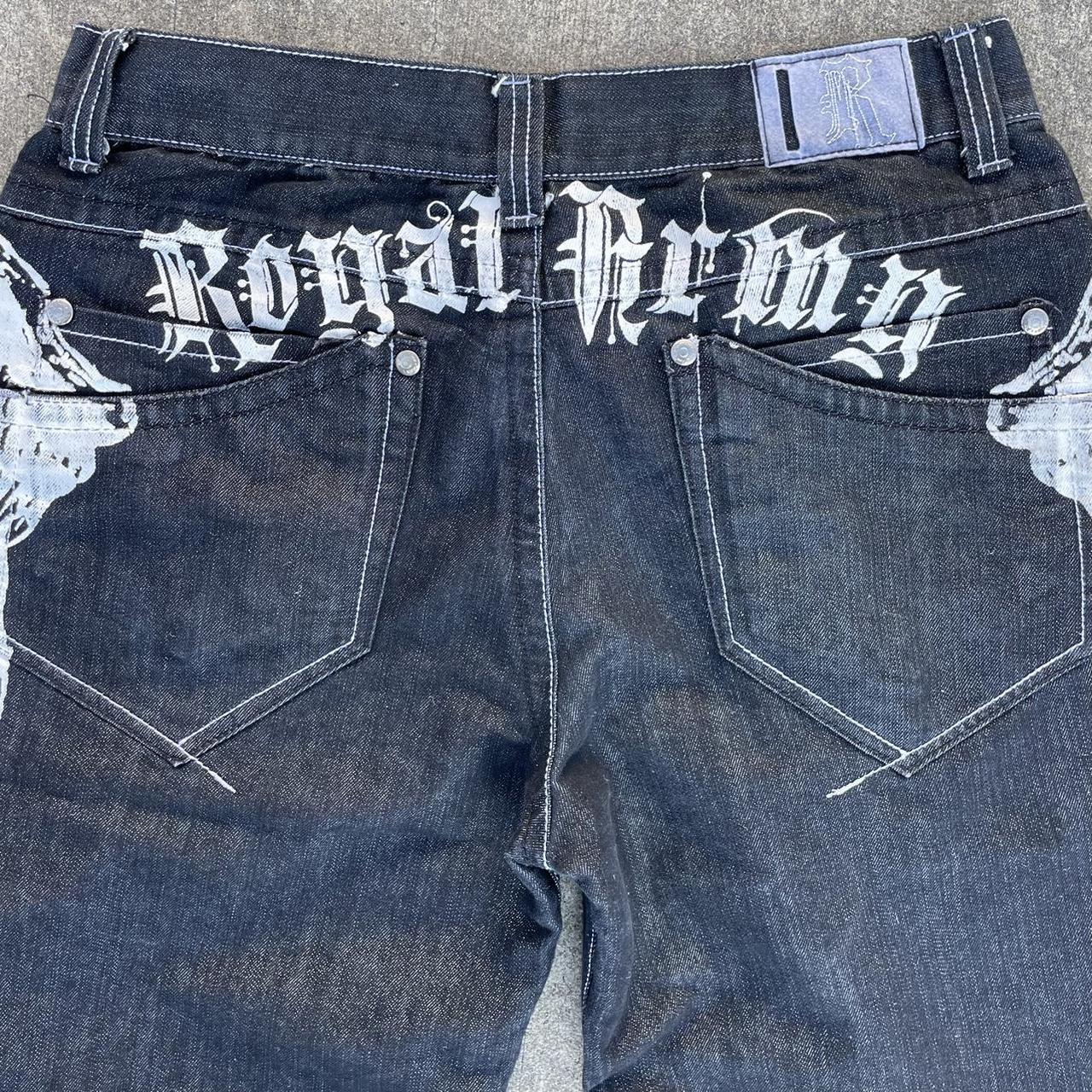 Y2K angel wing jorts Grunge, skater, Y2K Royal... - Depop