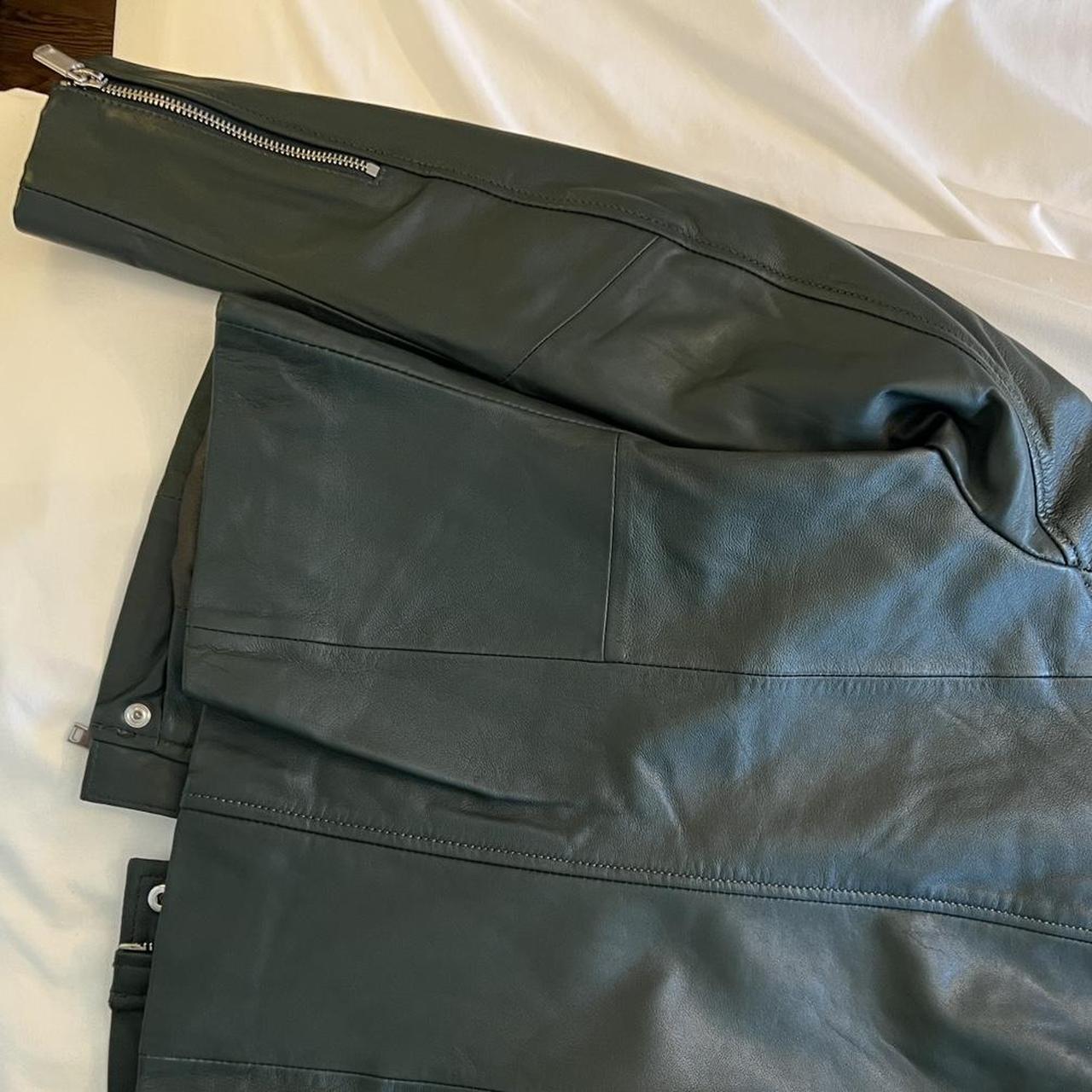 Mango Women's Green Jacket | Depop