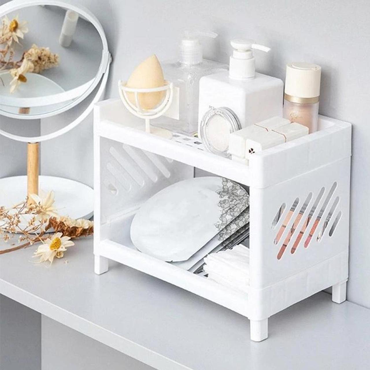 Double Layer Desktop Storage Rack - great for... - Depop