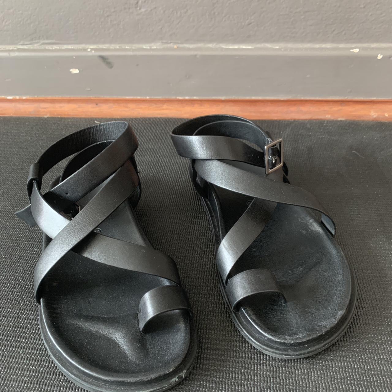 Assembly label sandals. Too small size 38. Leather,... - Depop
