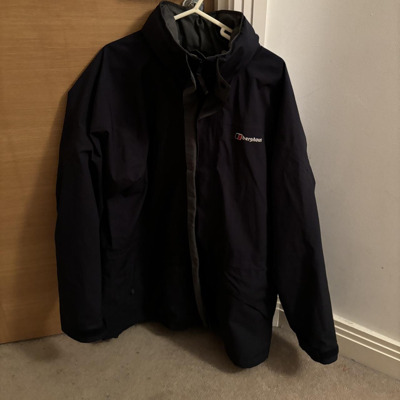 Men’s navy berghaus raincoat size large. - INSANE... - Depop