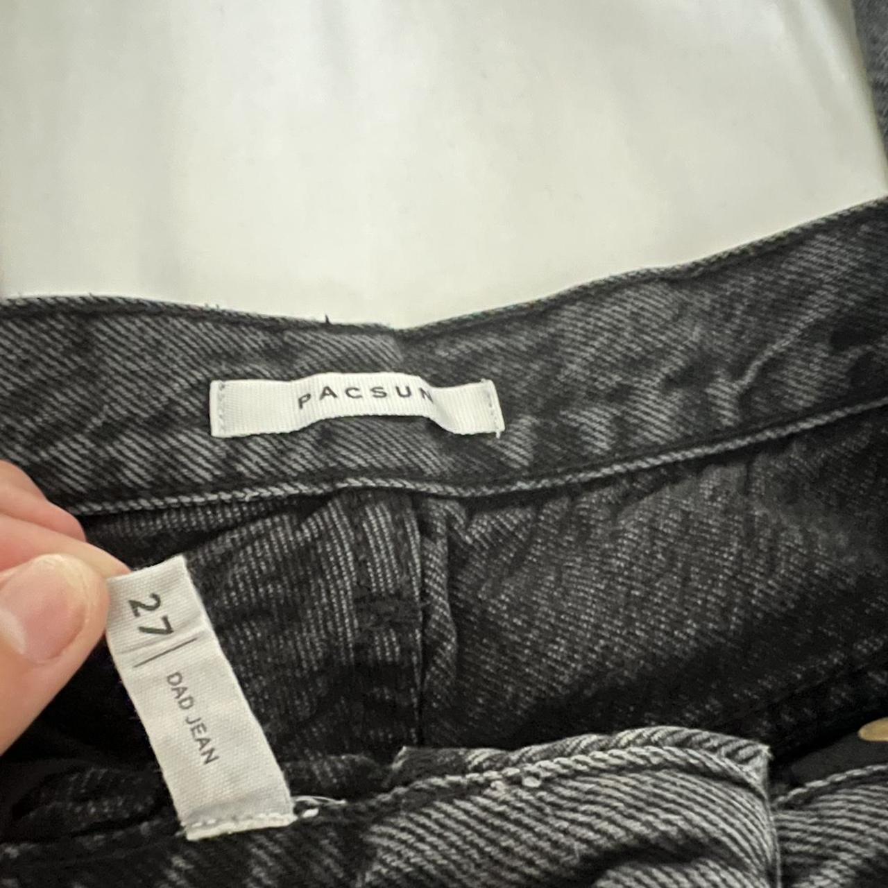 Washed Black PacSun Dad Jean Size 27!! send offers - Depop