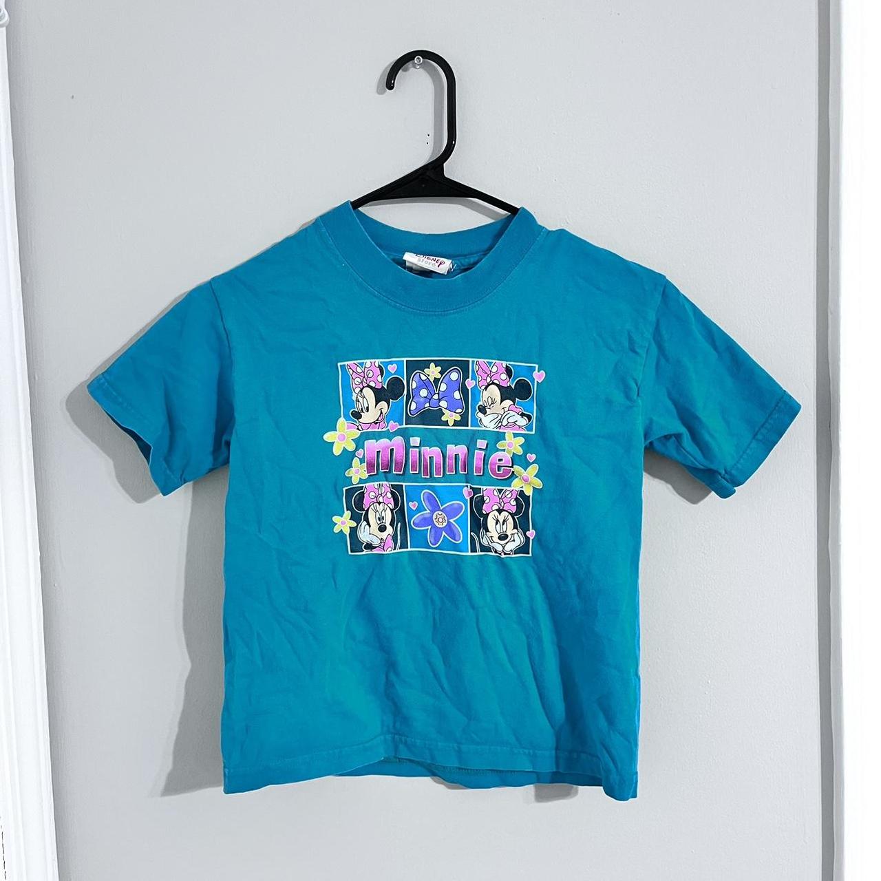 Disney Store Vintage 90’s Teal Minnie Mouse Y2K Baby... - Depop
