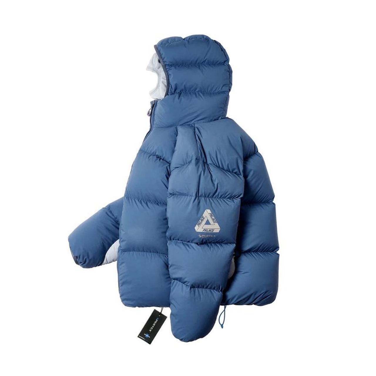 Palace Pertex Balaclava Puffa- Blue Chill SIZE... - Depop