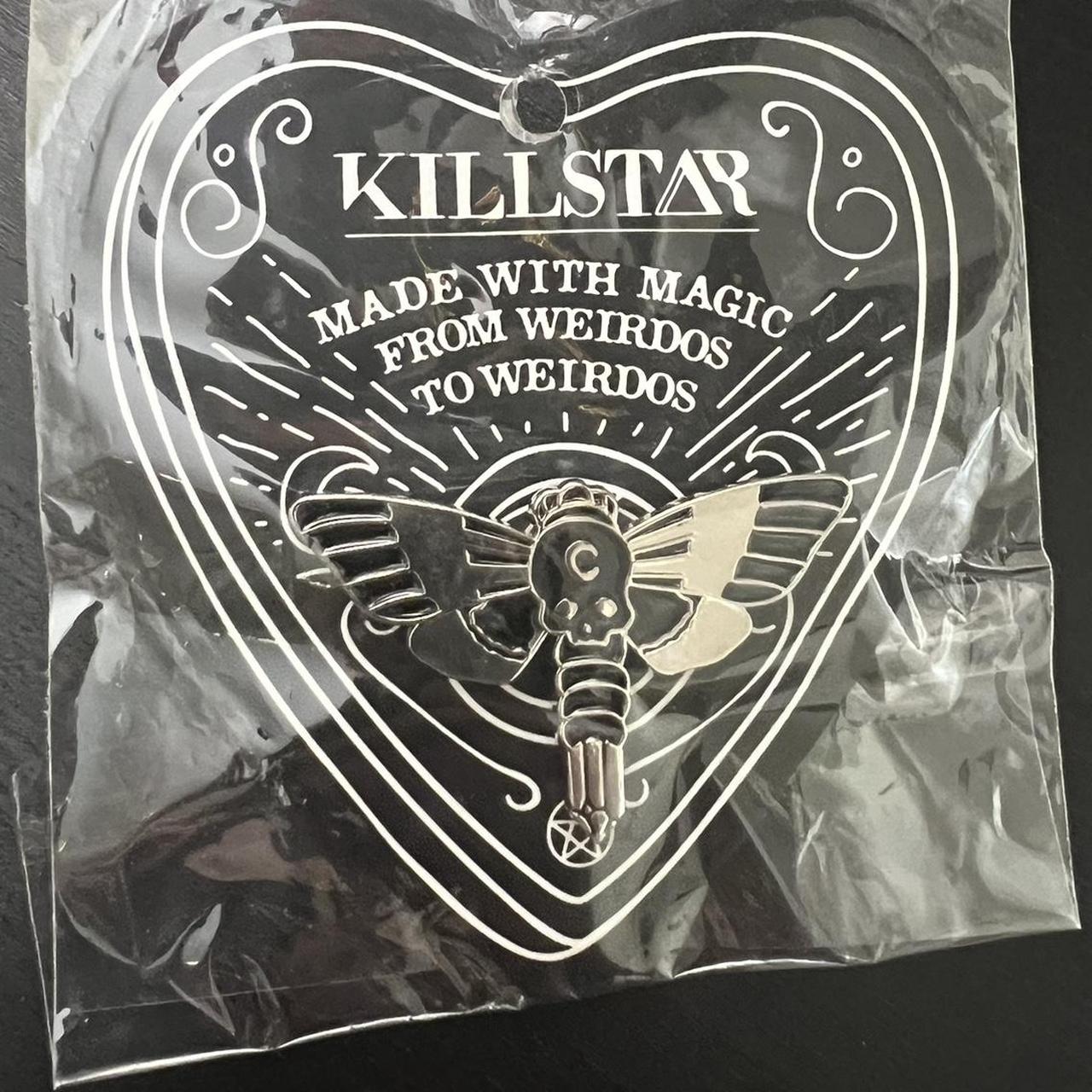 New Killstar Death head moth pin with rubber backing - Depop