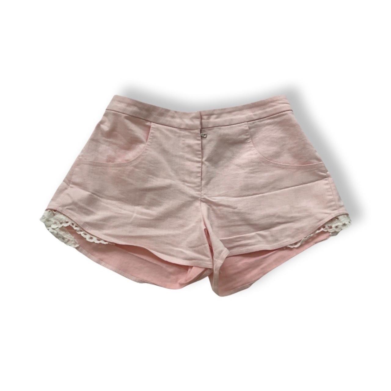 Alexis linen pink shorts size XS / BIT Cotton... - Depop