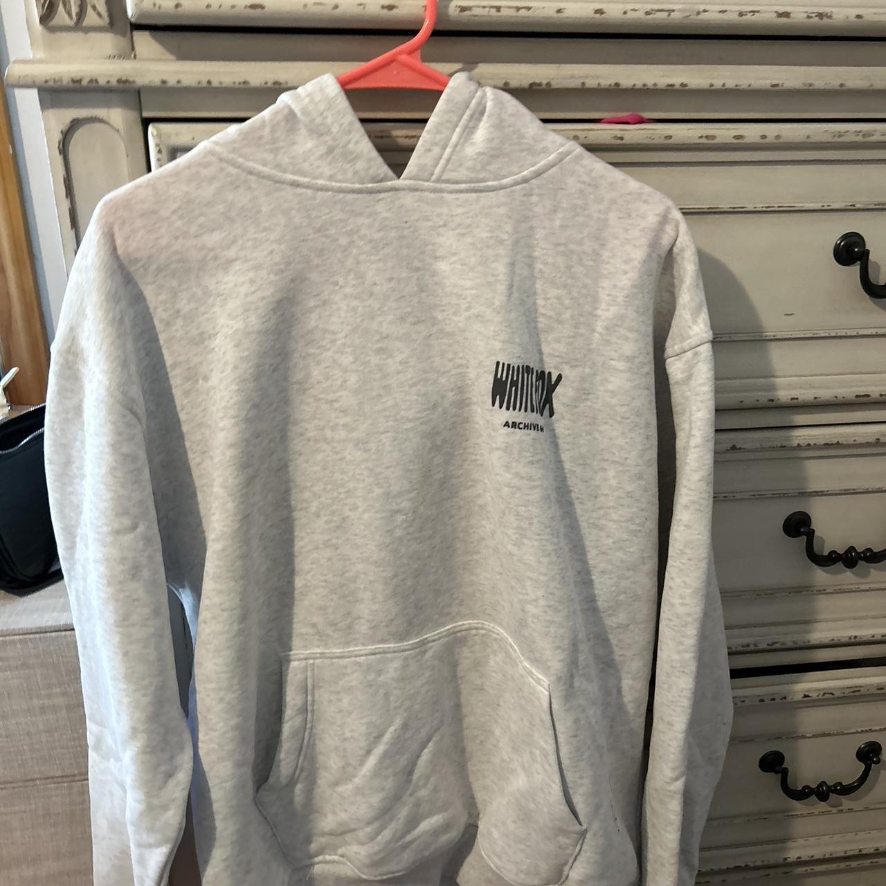 white fox sweat suit worn one time perfect... - Depop