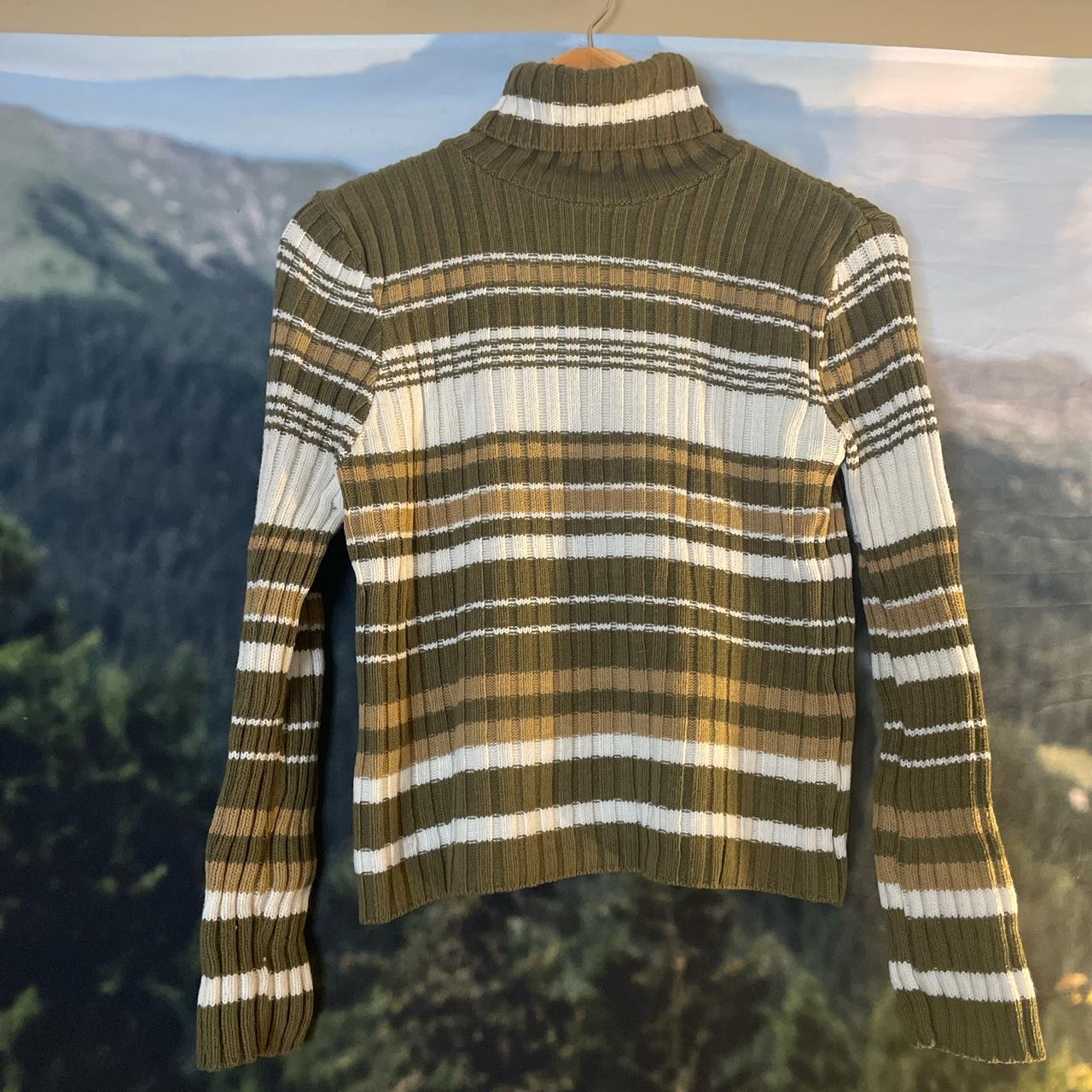 Earthy turtleneck sweater. Size M. Acrylic. Grungy... - Depop