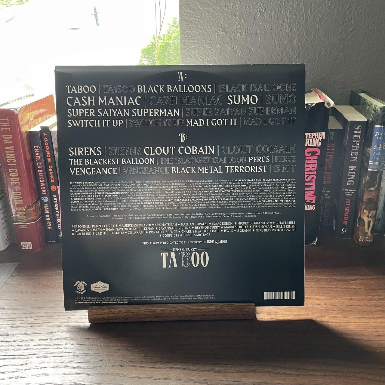 TA1300 by Denzel Curry Colored Vinyl Record 2023 US... - Depop