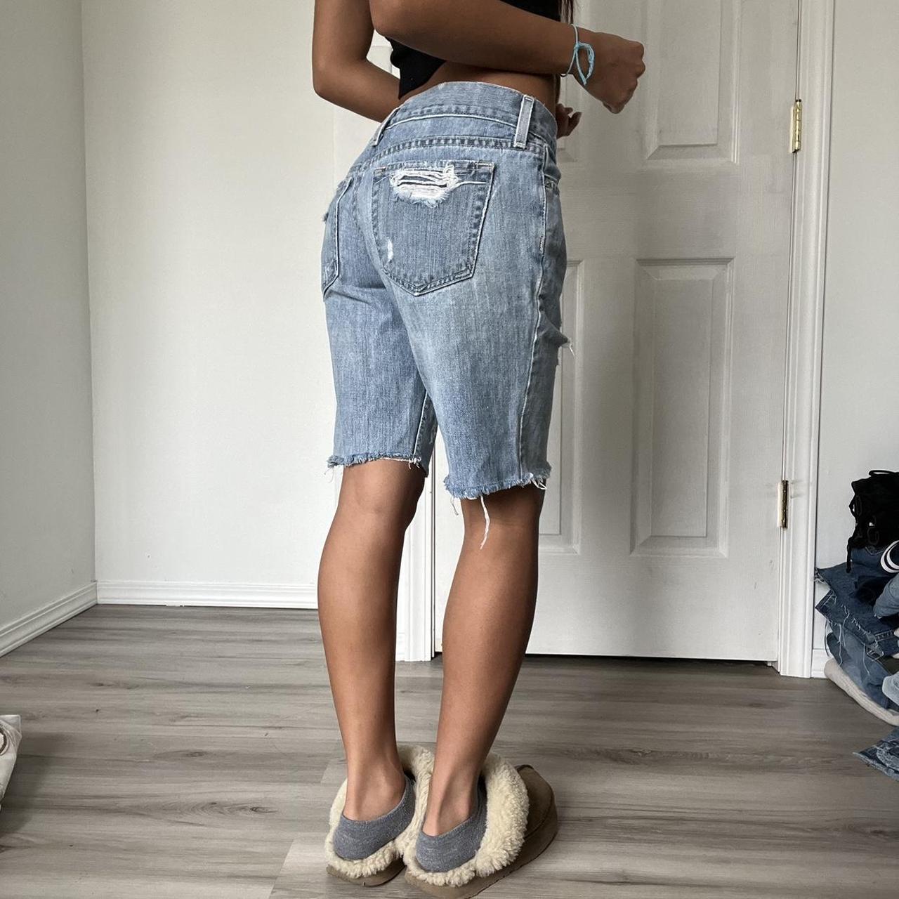 Low Rise Jorts/Shorts so trendy, love the low rise... - Depop