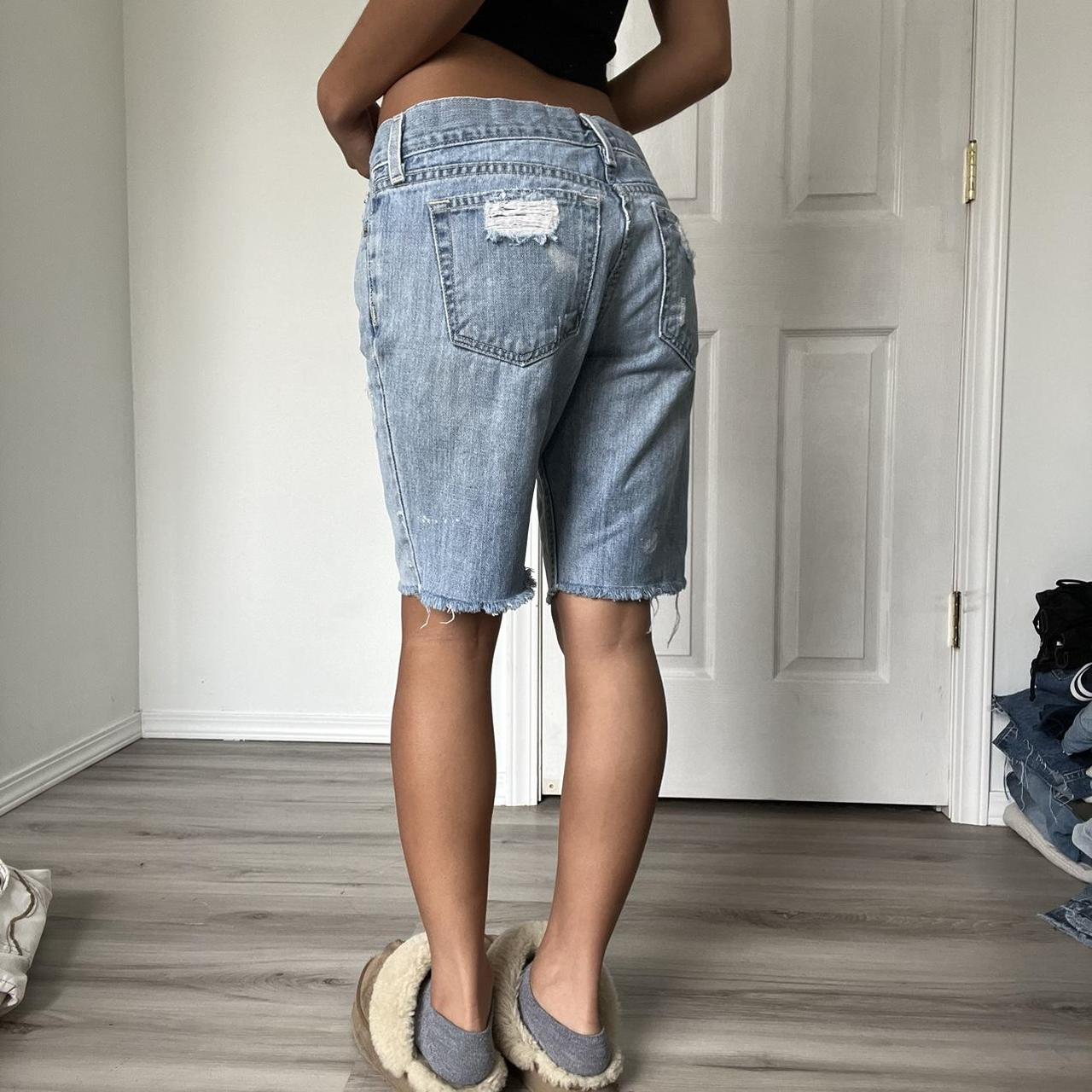 Low Rise Jorts/Shorts so trendy, love the low rise... - Depop