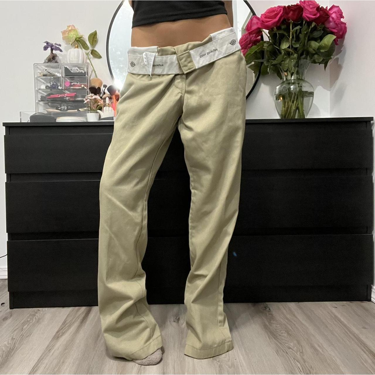 dickies work pants vintage tan colored dickies work... - Depop