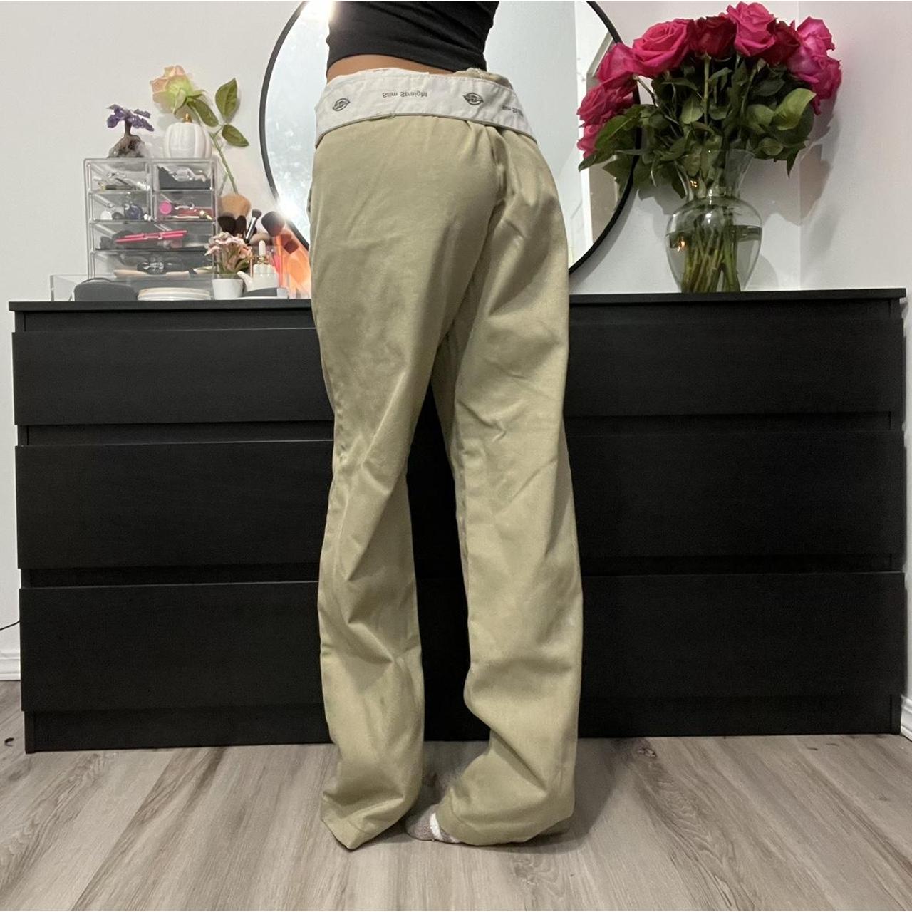 dickies work pants vintage tan colored dickies work... - Depop