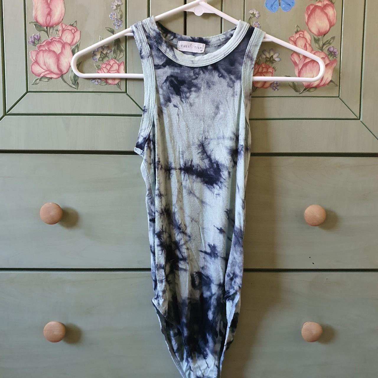 Full Tilt Bodysuit blue marble size xs #fulltilt... - Depop