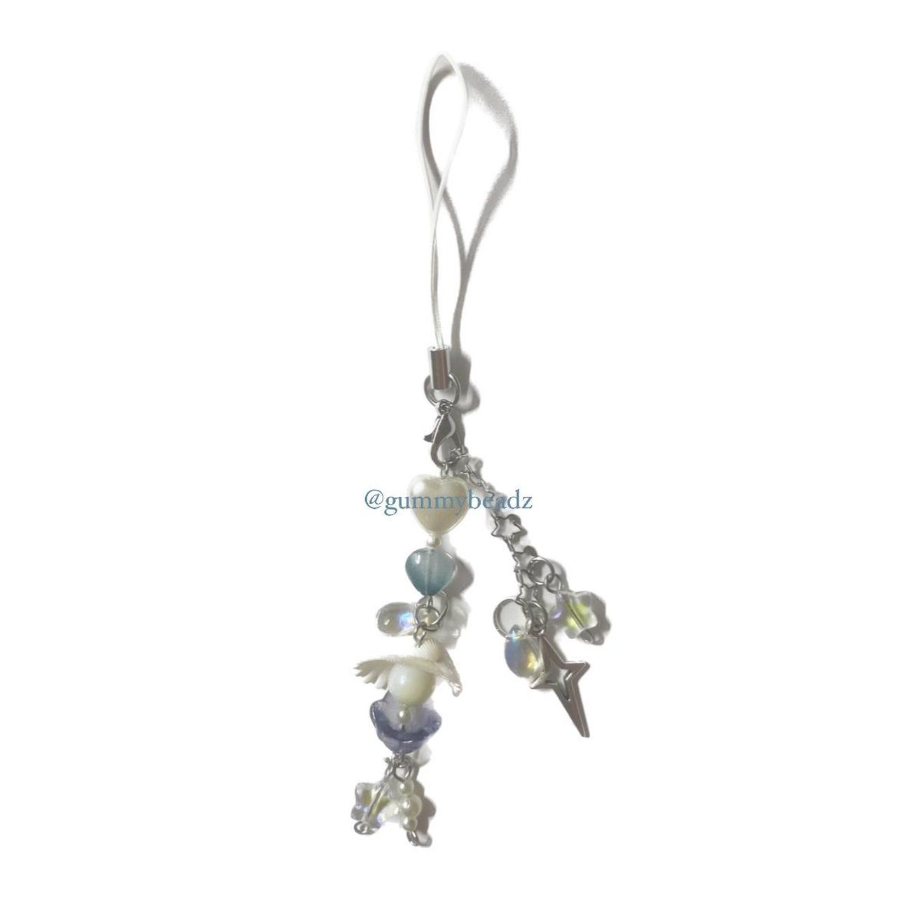 pearly night sky keychain!♡ made with durable... - Depop